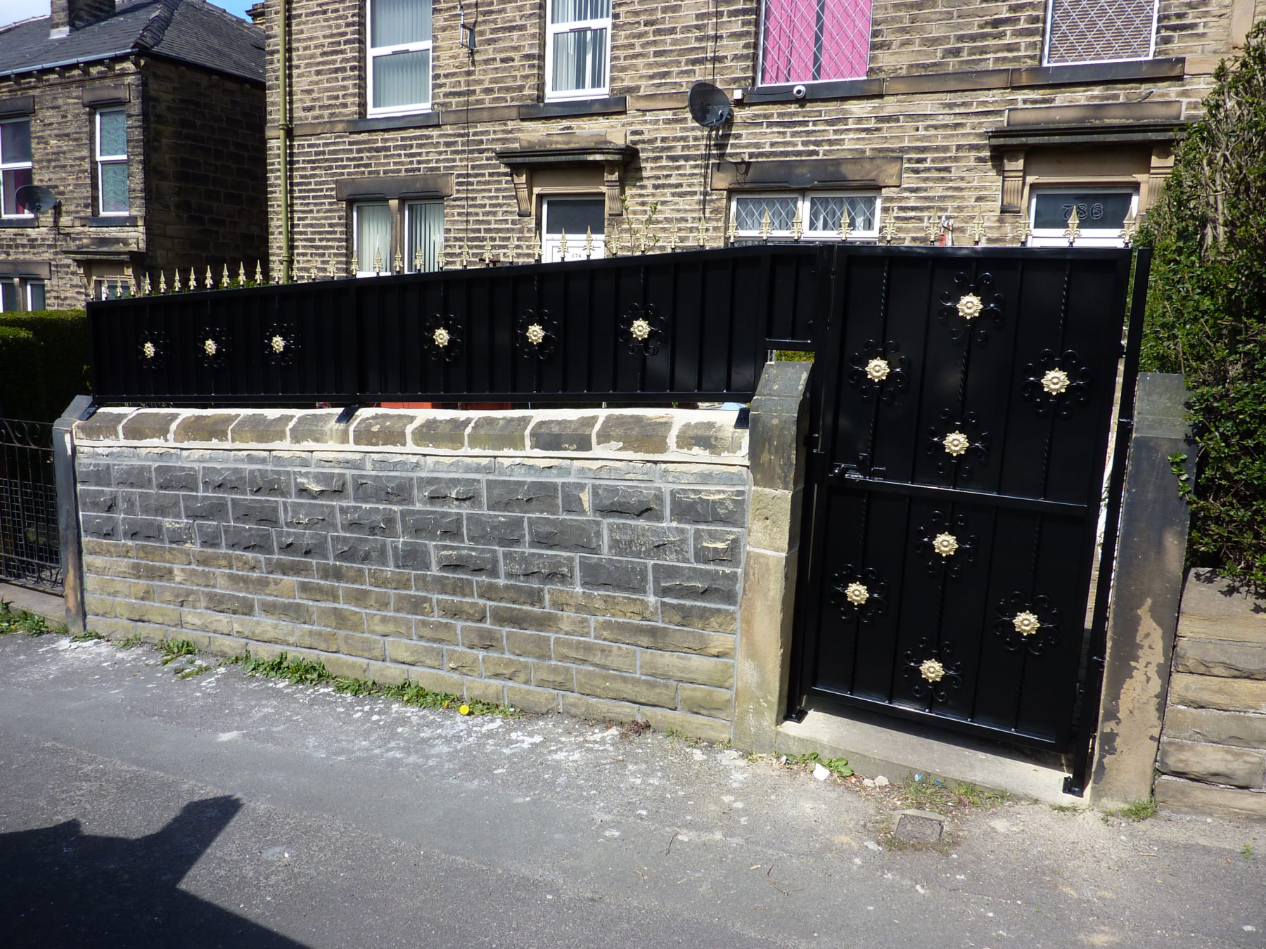 Sheeted Gate & Railings | Railings • Gates • Security Grills • Bradford ...