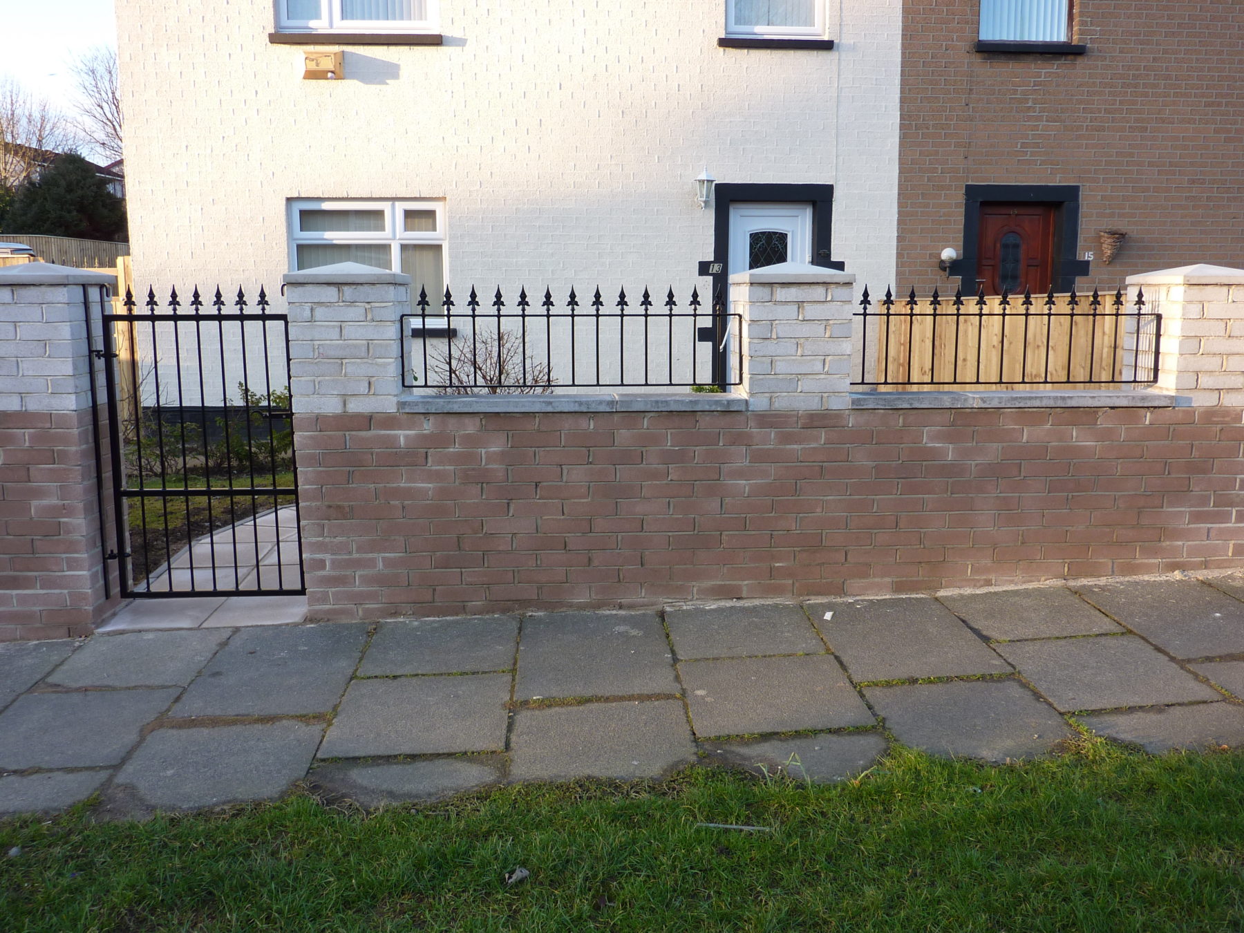 Single Gate & Railings In Fagley | Railings • Gates • Security Grills ...